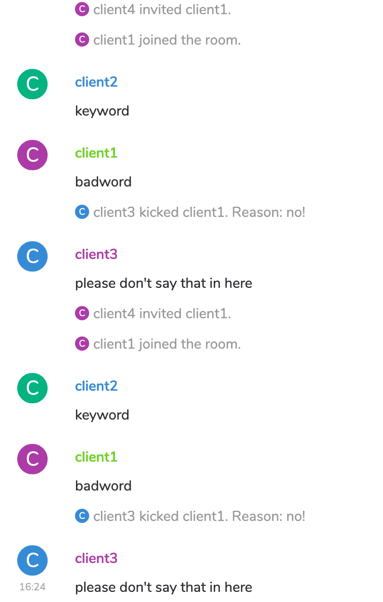Matrix.org - matrix-bot-sdk Room Admin Features