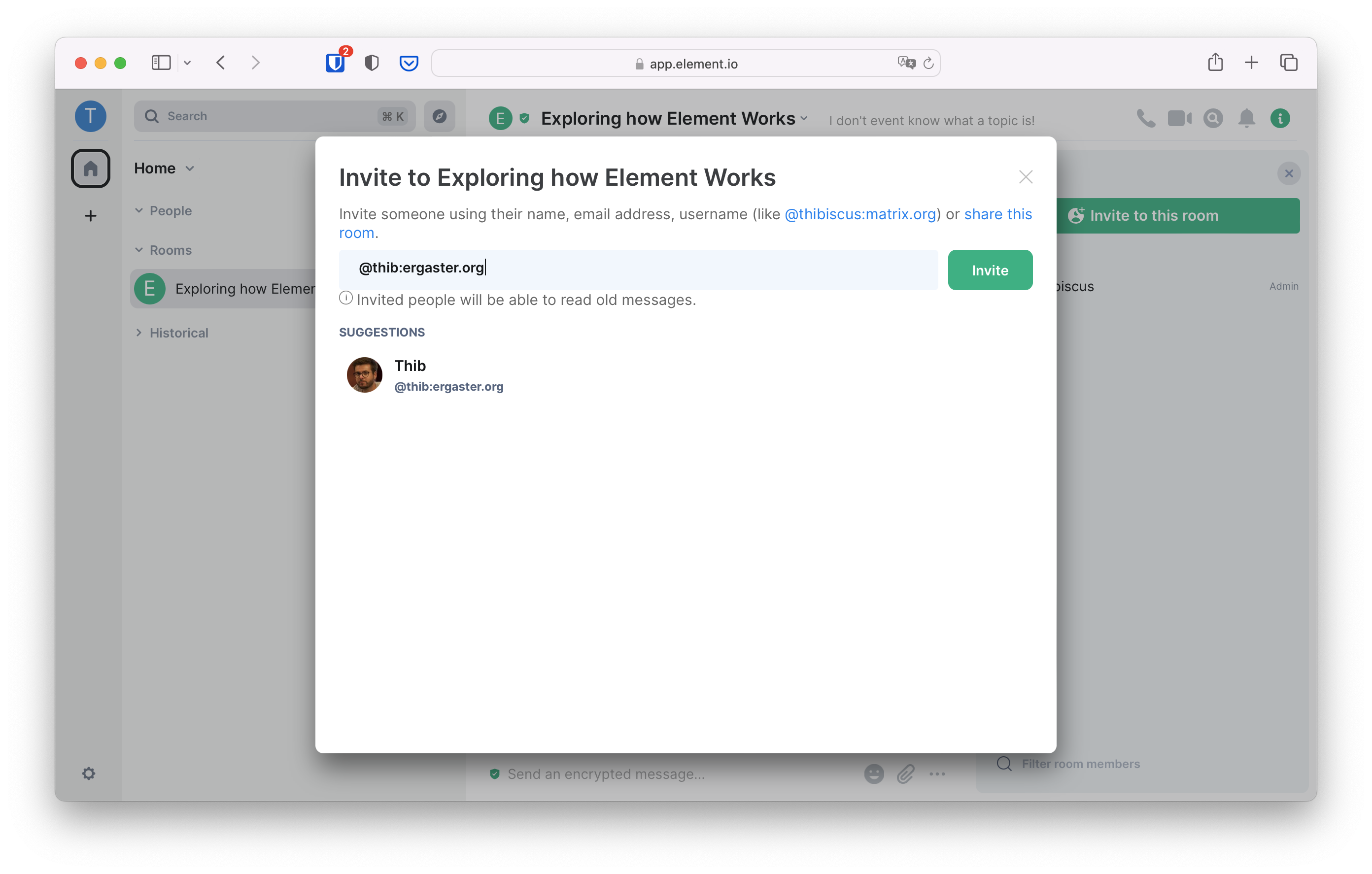 Matrix.org - Private Group Chat